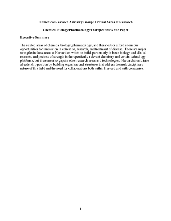 (PDF) Appendix 2. Draft Proposal for a Harvard Vaccine Institute | Bill ...