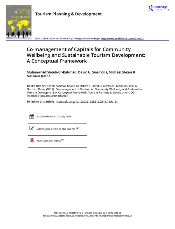 (PDF) Co-management of Capitals for Community Wellbeing and Sustainable ...