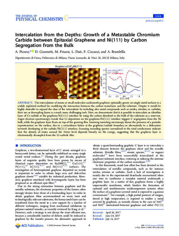 (PDF) Intercalation from the Depths: Growth of a Metastable Chromium ...