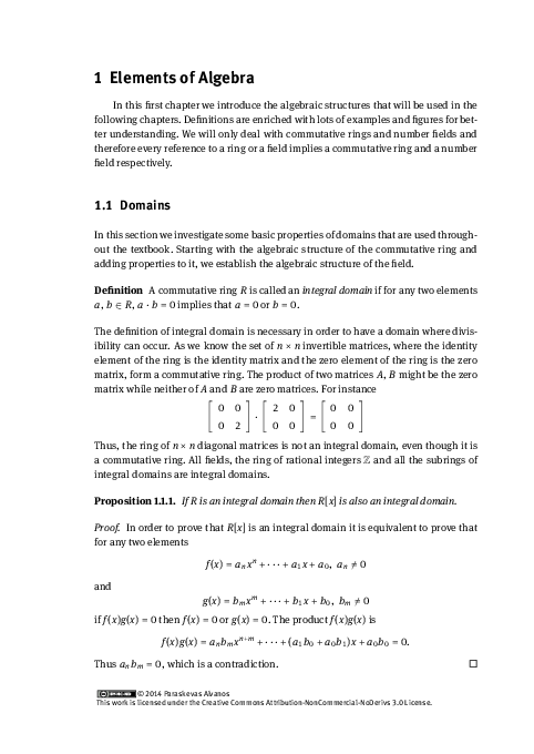 (PDF) 1 Elements of Algebra