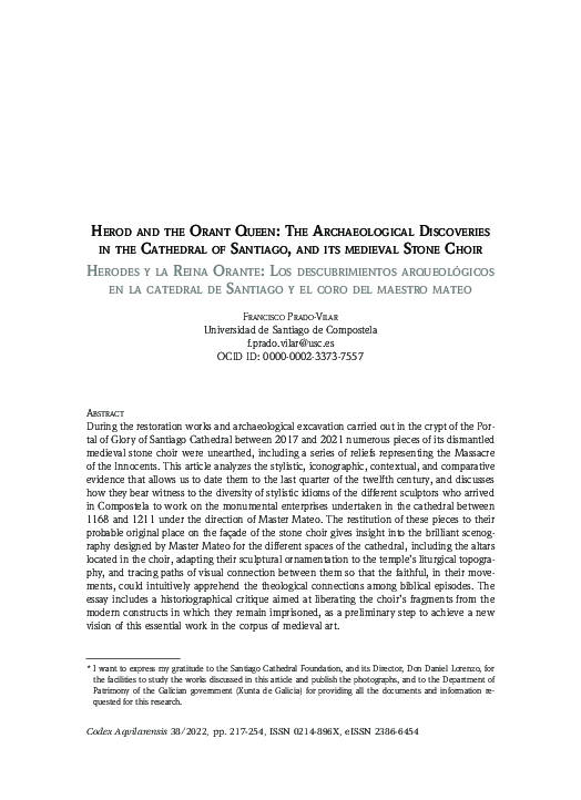 (PDF) Herod and the Orant Queen: The Archaeological Discoveries in the ...