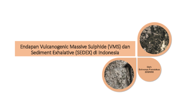 (PDF) ENDAPAN VHMS DAN SEDEX DI INDONESIA - [TUGAS] GL