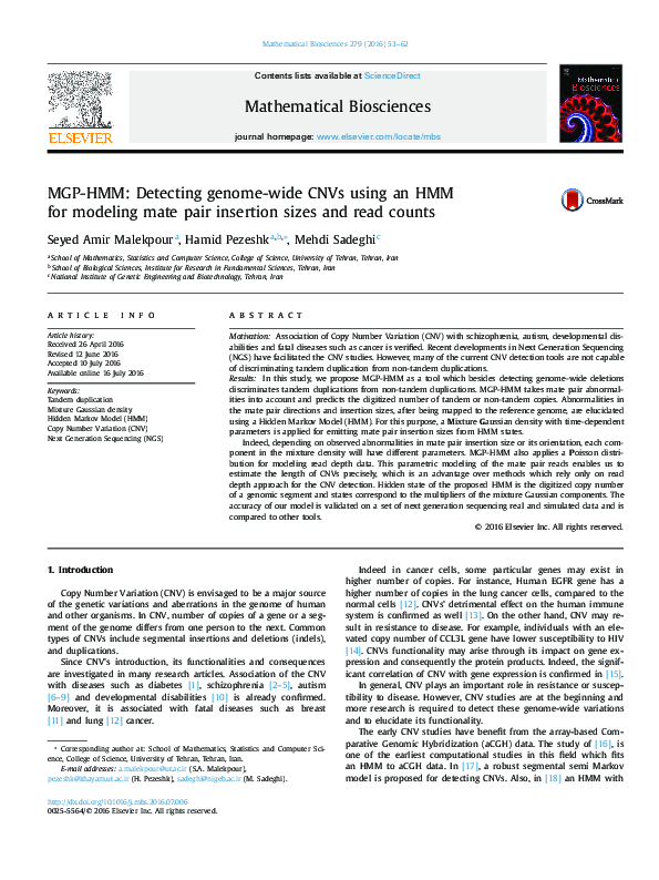 (PDF) MGP-HMM: Detecting genome-wide CNVs using an HMM for modeling ...