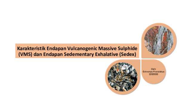(PDF) Karakteristik Endapan Vulcanogenic Massive Sulphide (VMS) dan ...