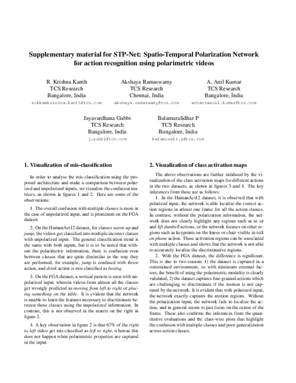 (PDF) STP-Net: Spatio-Temporal Polarization Network for action recognition using polarimetric videos