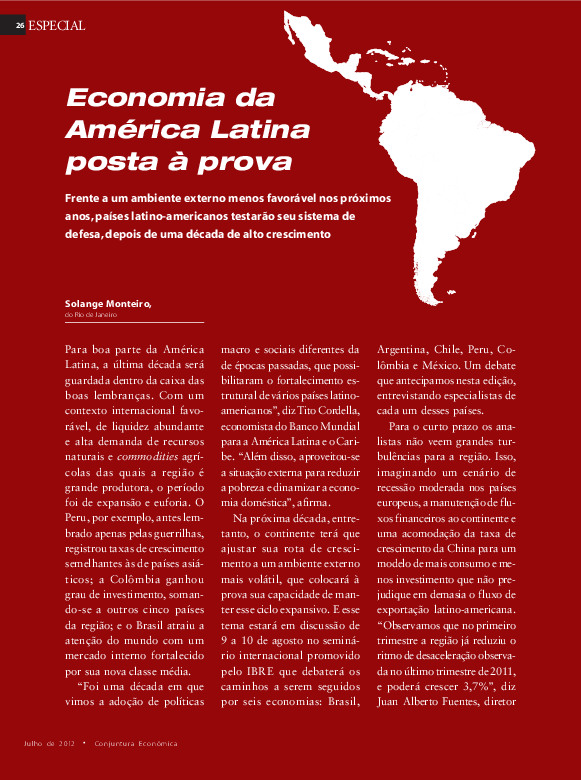 (PDF) Economia da América Latina posta à prova | Solange Monteiro ...