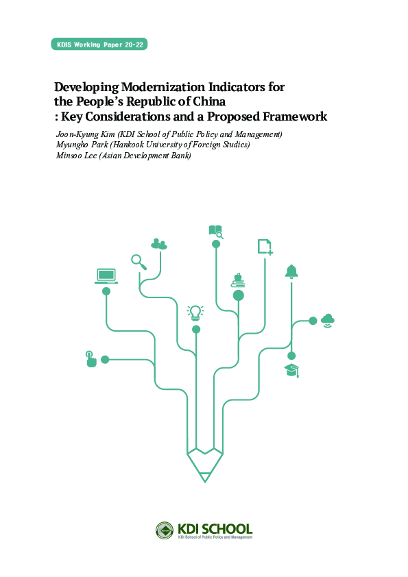 (PDF) Modernization Indicators for China: Framework & Analysis