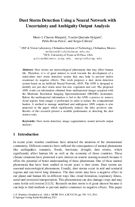 (PDF) Dust Storm Detection Using a Neural Network with Uncertainty and ...