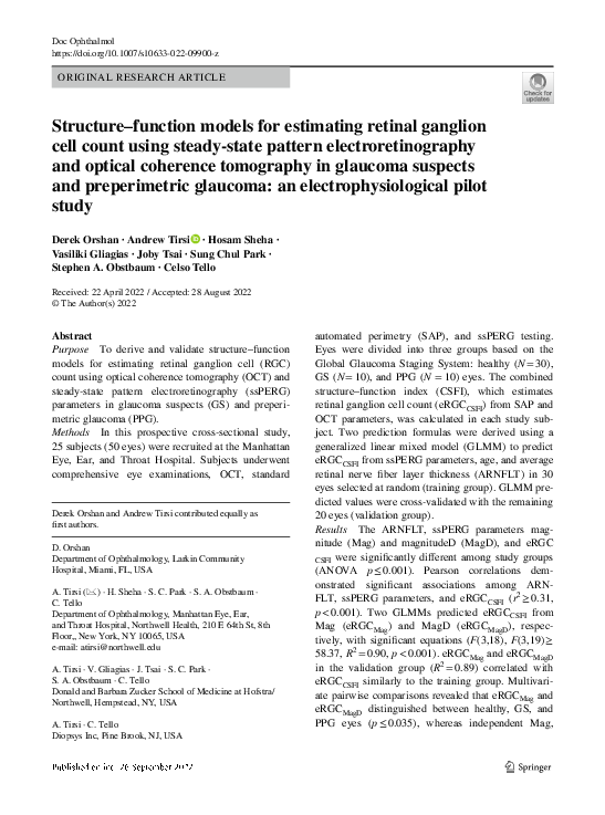 (PDF) Posterior Pole Asymmetry Analysis as a Diagnostic Tool in Glaucoma Suspects: An ...
