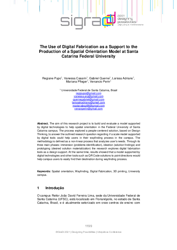 (PDF) The Use of Digital Fabrication as a Support to the Production of ...