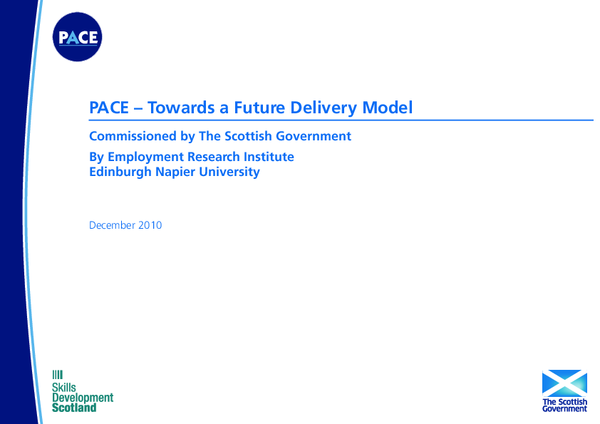 (PDF) PACE–Towards a Future Delivery Model