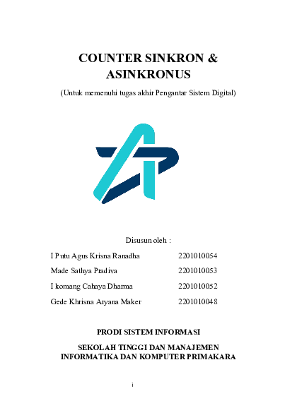 (DOC) COUNTER SINKRON & ASINKRONUS