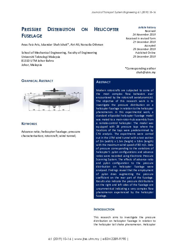 (PDF) Pressure Distribution on Helicopter Fuselage