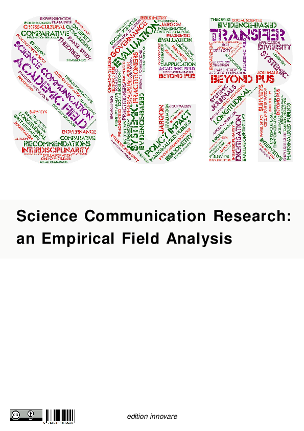 (PDF) Science Communication Research: an Empirical Field Analysis | Alexander Gerber - Academia.edu