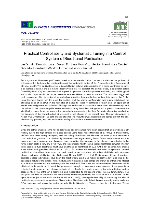(PDF) Practical controllability and systematic tuning in a control ...