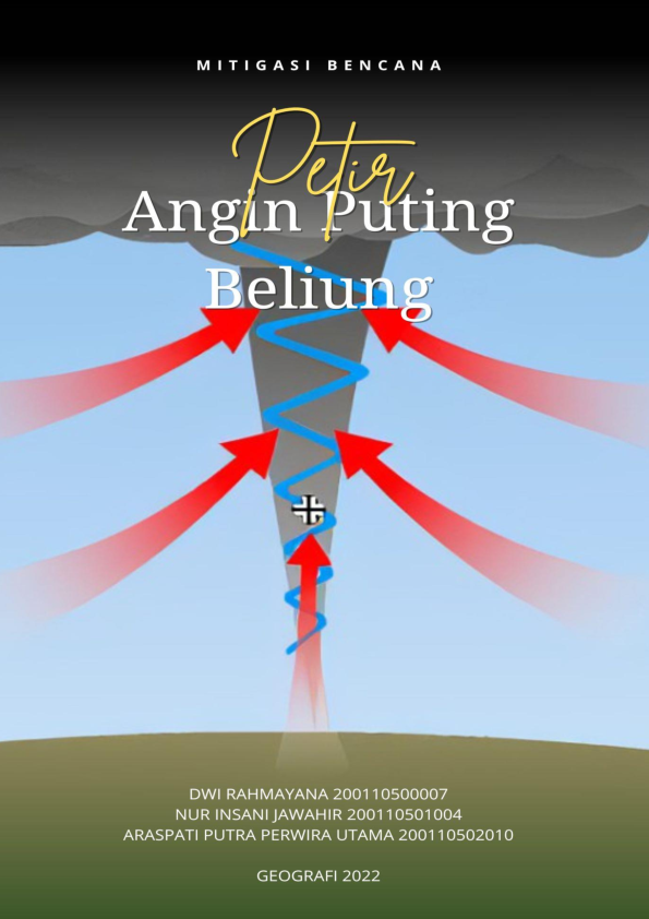 (PDF) Materi Mitigasi Bencana Petir dan Angin Puting Beliung