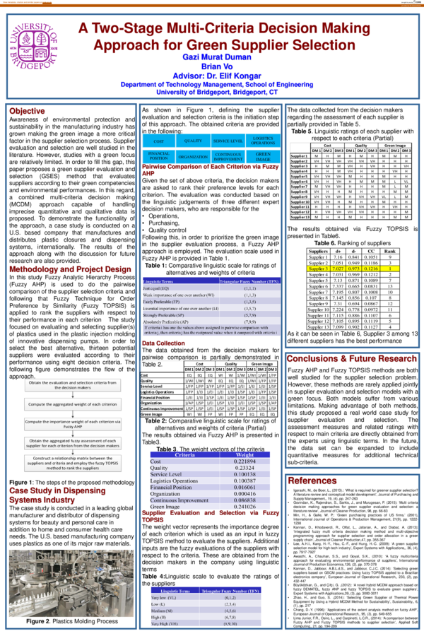 Pdf A Two Stage Multi Criteria Decision Making Approach For Green Supplier Selection
