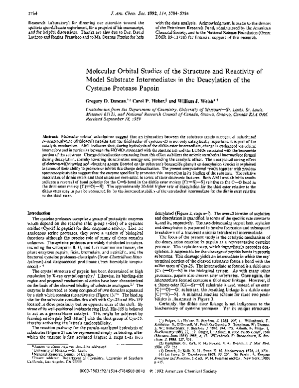 (PDF) Molecular orbital studies of the structure and reactivity of ...