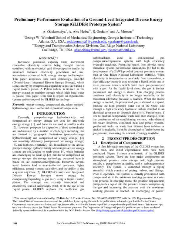 (PDF) Transient Thermofluids Analysis of a Ground-Level Integrated ...