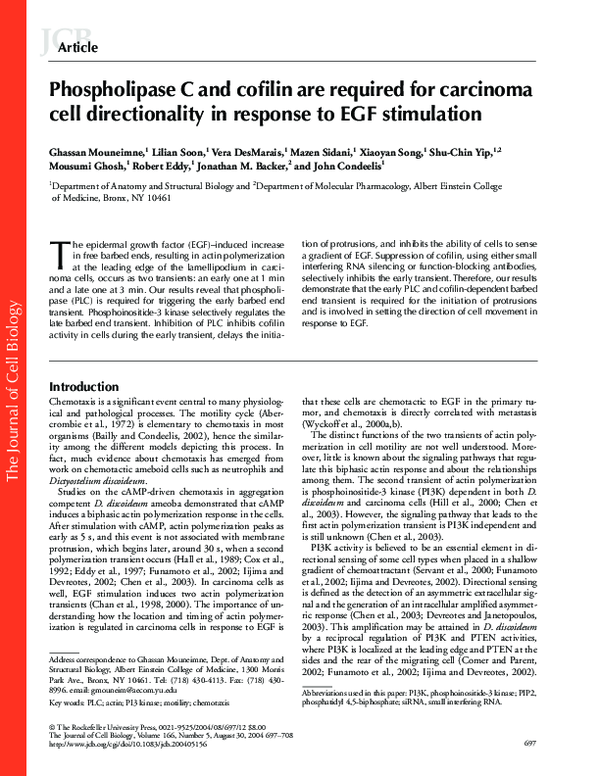 (PDF) The Journal of Cell Biology