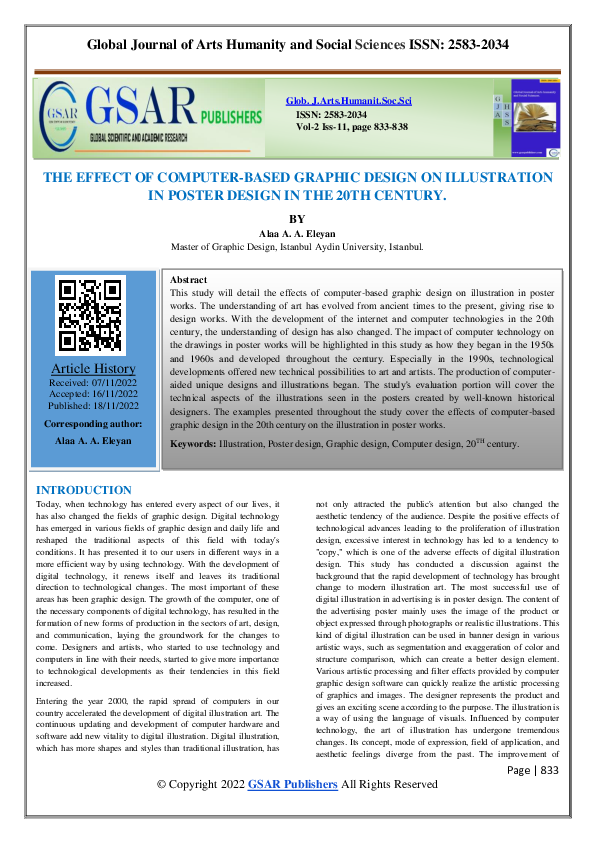 (PDF) THE EFFECT OF COMPUTER-BASED GRAPHIC DESIGN ON ILLUSTRATION IN ...