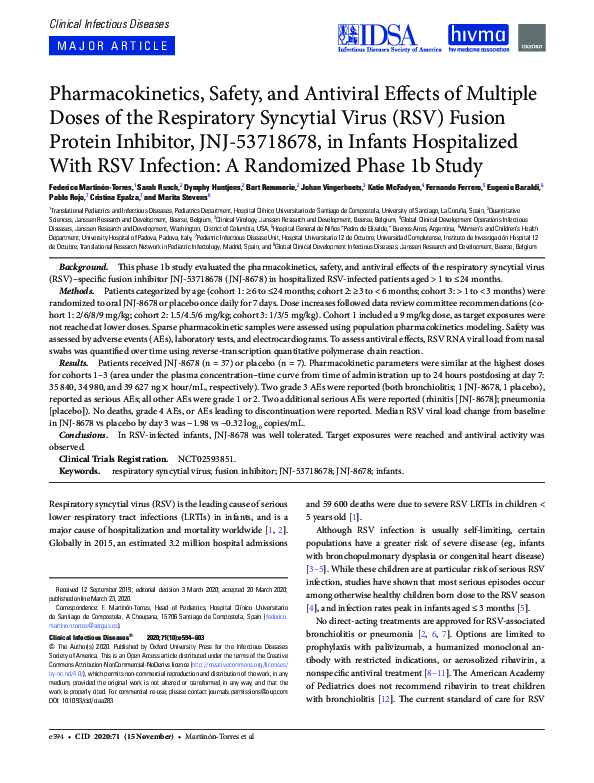 (PDF) Pharmacokinetics, Safety, and Antiviral Effects of Multiple Doses ...
