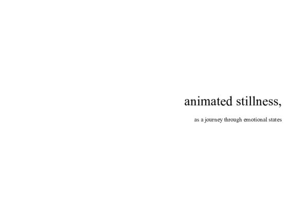 (PDF) Animated Stillness, as a journey through emotional states
