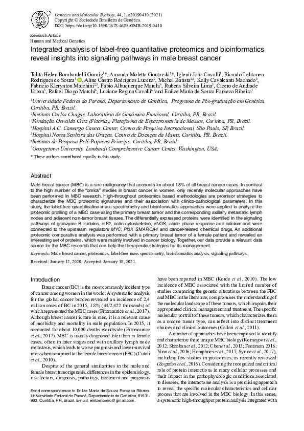 (PDF) Integrated analysis of label-free quantitative proteomics and ...