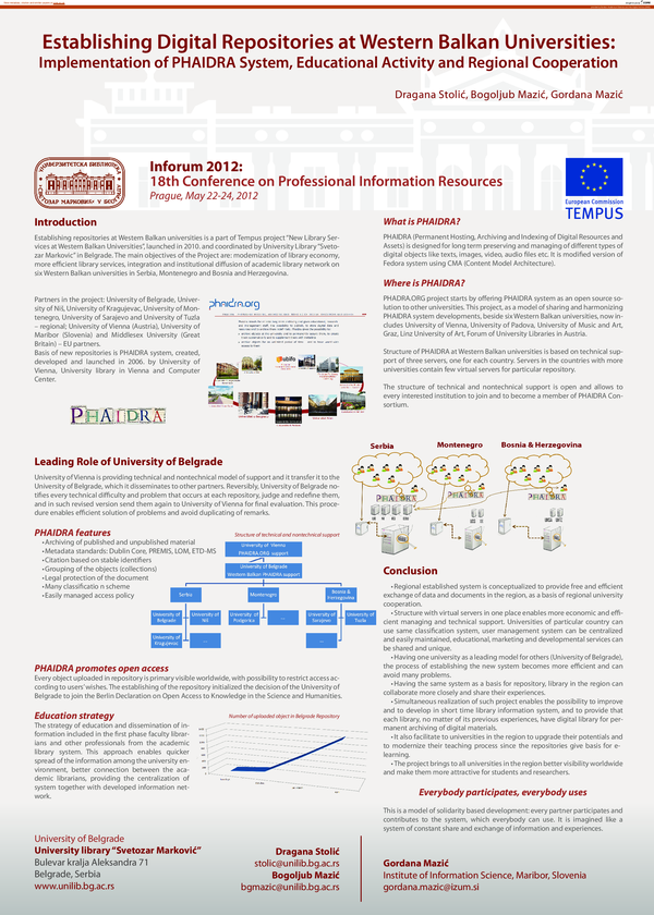(PDF) Establishing Digital Repositories at Western Balkan Universities ...
