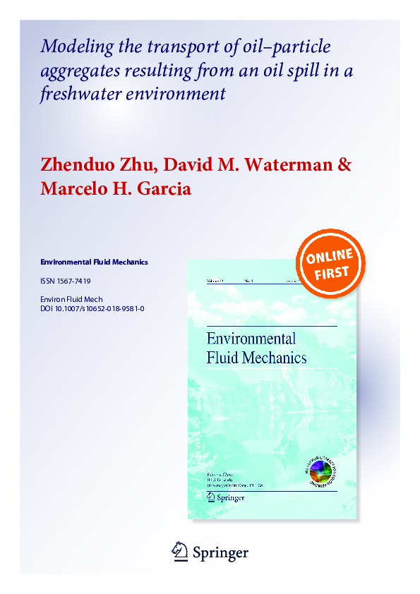 (PDF) Modeling the transport of oil–particle aggregates resulting from ...