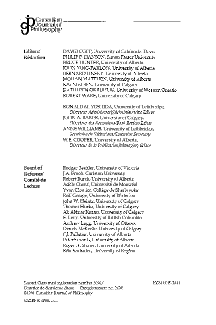 (PDF) CAN volume 21 issue 1 Cover and Front matter | Andrew Lugg ...