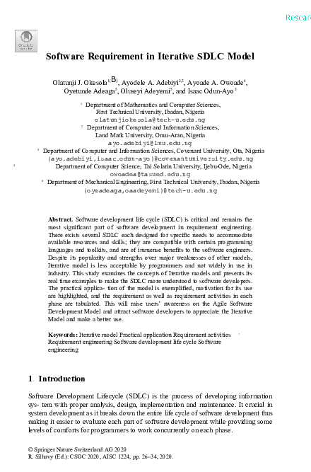 (DOC) Software Requirement in Iterative SDLC Model