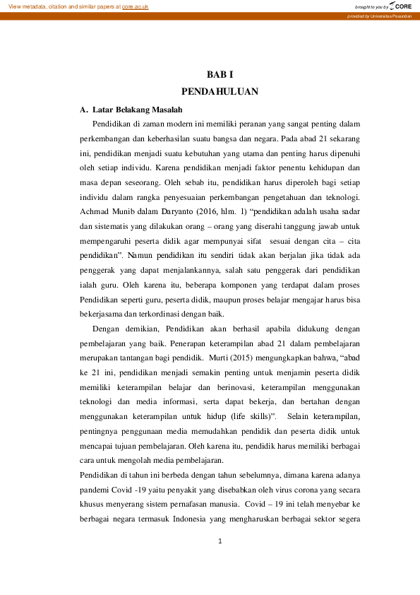 (PDF) PENGARUH MEDIA PEMBELAJARAN AUDIO VISUAL TERHADAP MINAT BELAJAR ...