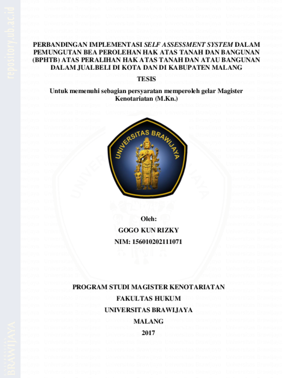 (PDF) Perbandingan Implementasi Self Assessment System Dalam Pemungutan ...