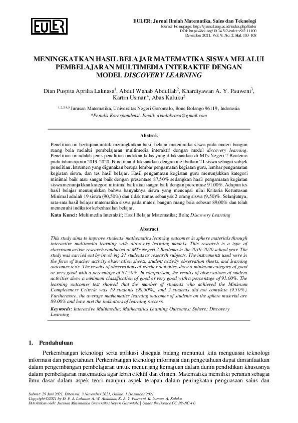 (PDF) Meningkatkan Hasil Belajar Matematika Siswa Melalui Pembelajaran Multimedia Interaktif ...
