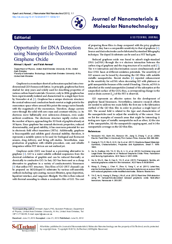 (PDF) Journal of Nanomaterials & Molecular Nanotechnology Opportunity ...