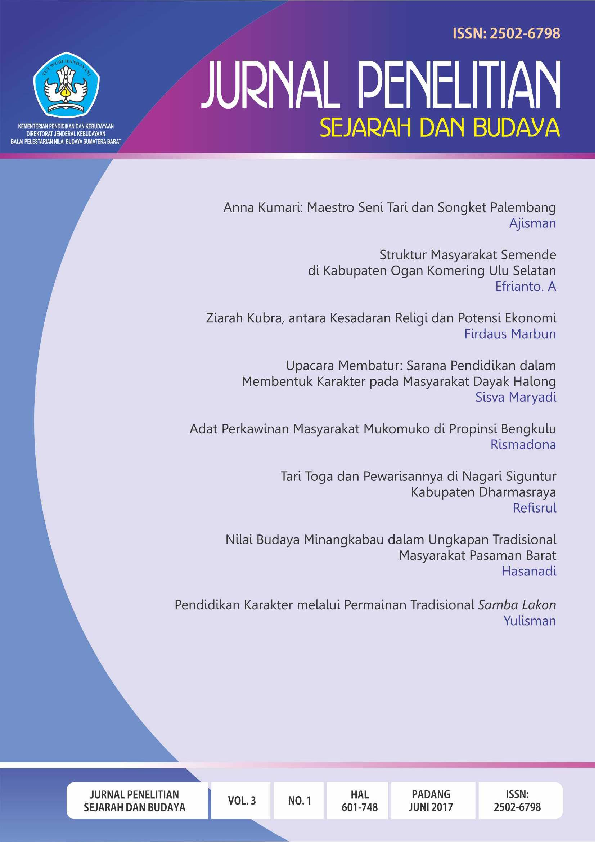(PDF) Jurnal penelitian sejarah dan budaya, vol. 3 no. 1, Juni 2017