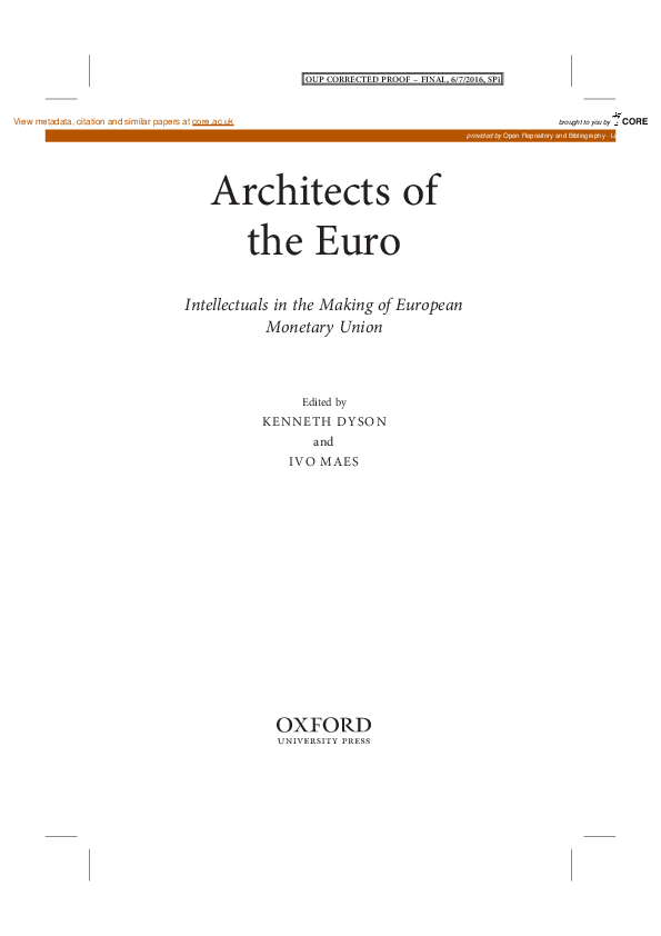 (PDF) Pierre Werner, A visionary European and Consensus Builder