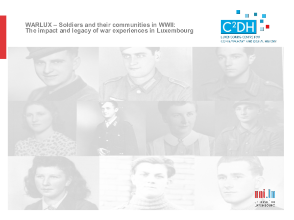 (PDF) Warlux - Soldiers and their communities in WWII - The impact and ...