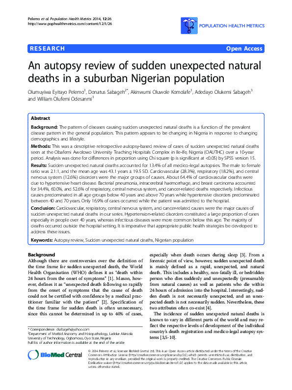(PDF) Autopsy Pathology
