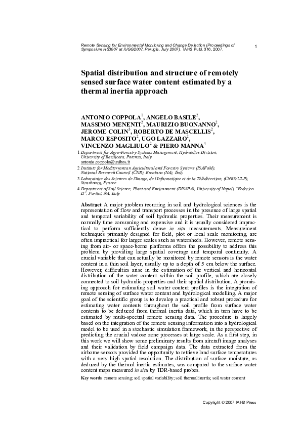 (PDF) 5. Spatial Distribution and Structure of Remotely Sensed Surface Water Content Estimated ...