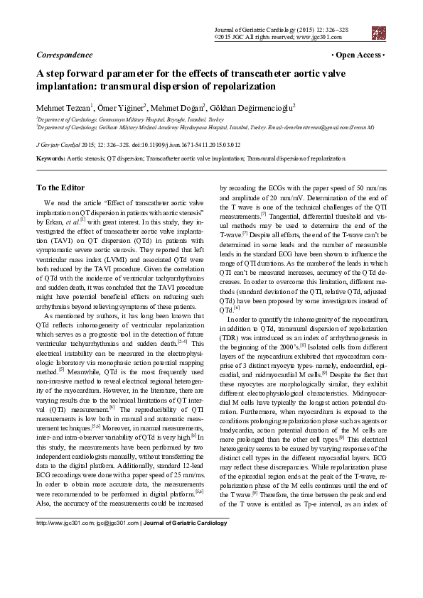 (PDF) A step forward parameter for the effects of transcatheter aortic ...