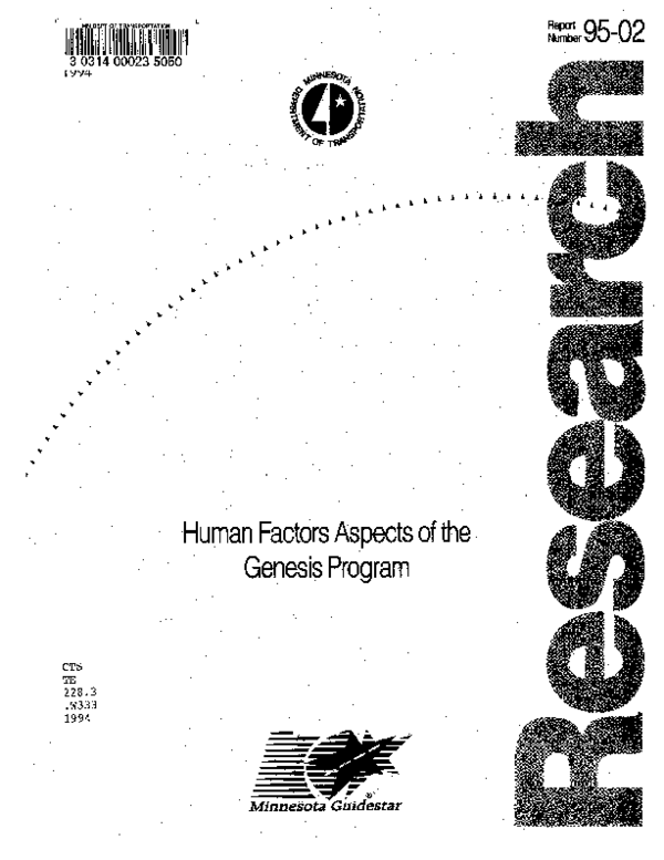 (PDF) Human Factors Aspects of the Genesis Program
