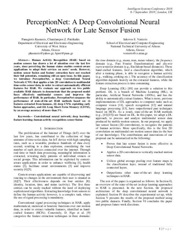 (PDF) PerceptionNet: A Deep Convolutional Neural Network for Late Sensor Fusion