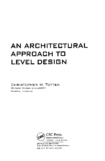 (PDF) An Architectural Approach to Level Design
