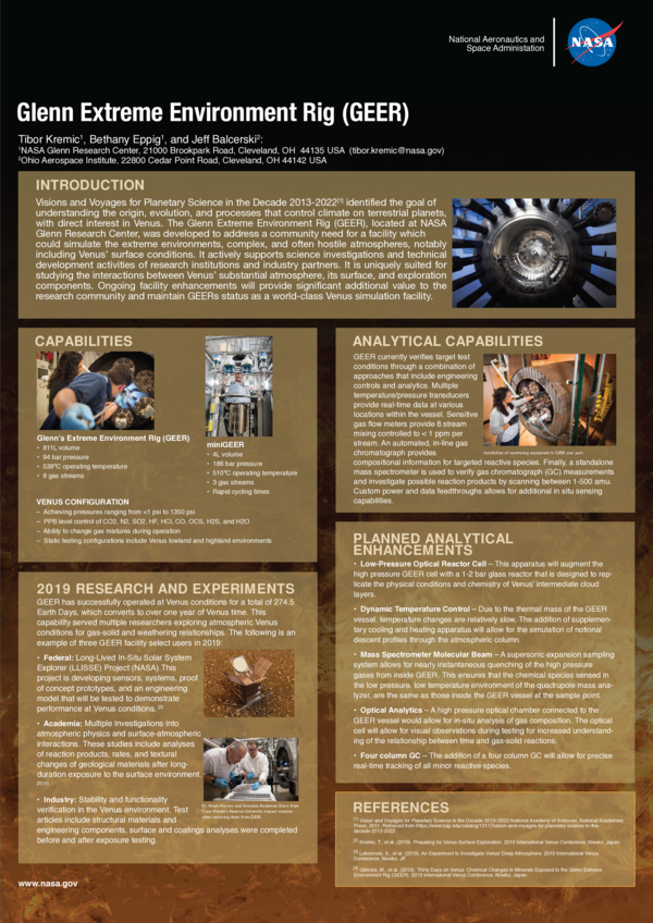 (PDF) Glenn Extreme Environment Rig (GEER)