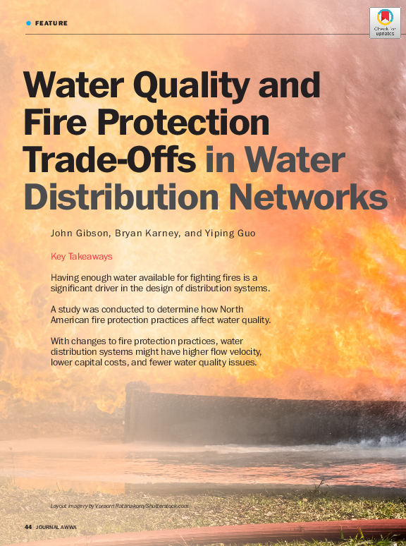 (PDF) Water Quality and Fire Protection Trade‐Offs in Water ...