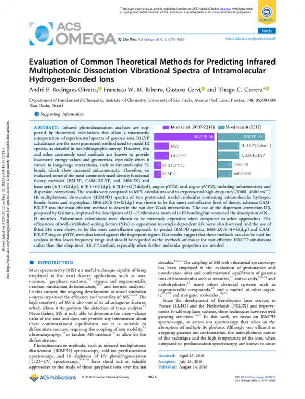 (PDF) Evaluation of Common Theoretical Methods for Predicting Infrared ...