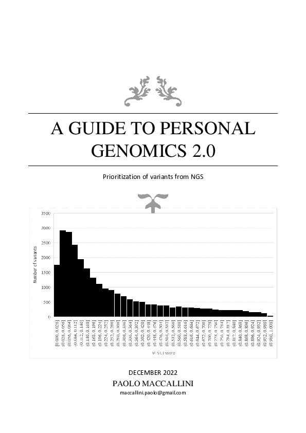 (PDF) A guide to personal genomics 2.0