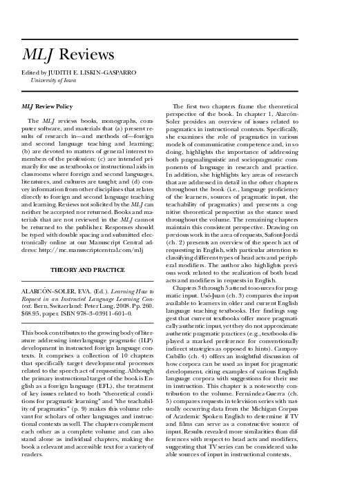 (PDF) Morphosyntactic Issues in Second Language Acquisition edited by GABRYS-BARKER, DANUTA